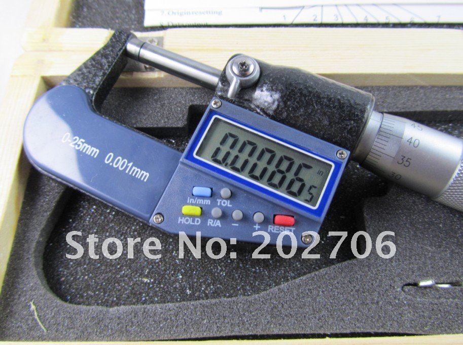 0-25mm Micrometer Electronic digital Caliper gauge... – Grandado