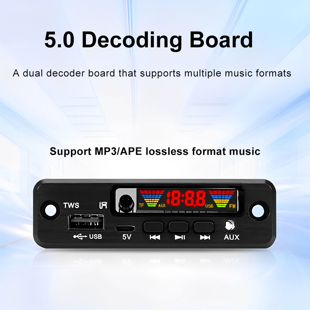 TWS Audio Decode Board Car Music MP3 Decording Boa... – Grandado