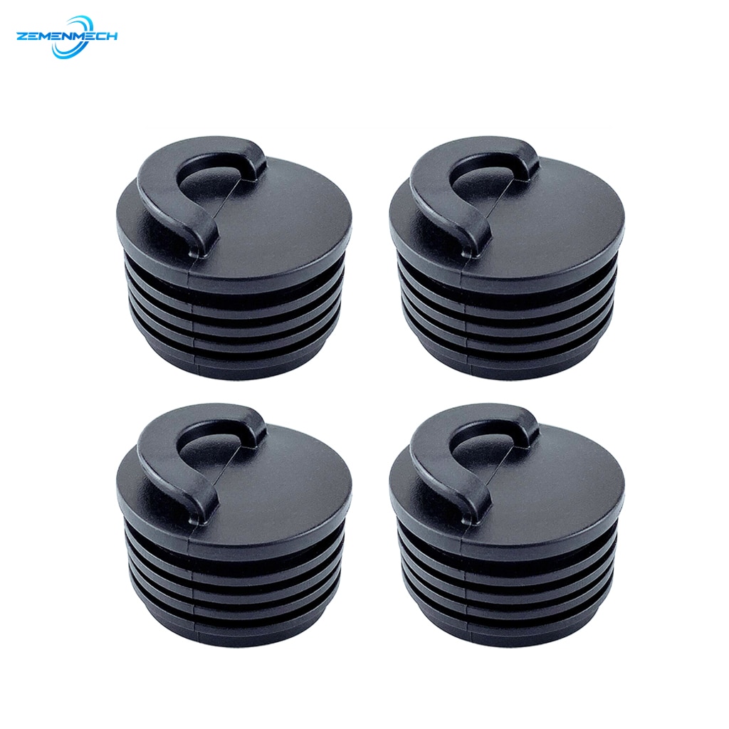 4 Stuks Universele 40Mm Zwart Rubber Drain Gaten S... – Grandado