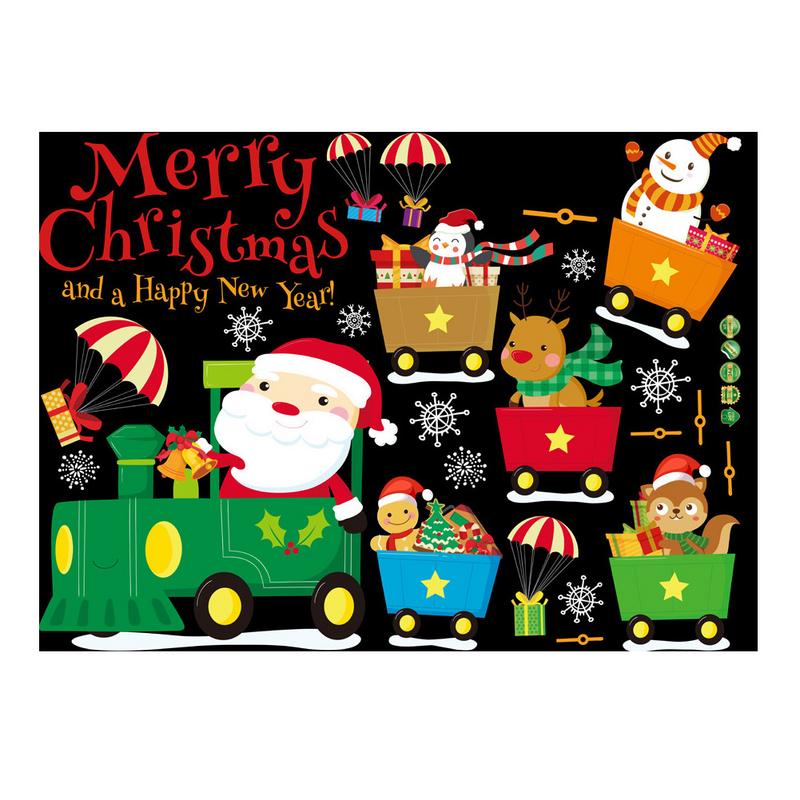 Christmas Train Pattern Self-adhesive Year Childre... – Grandado