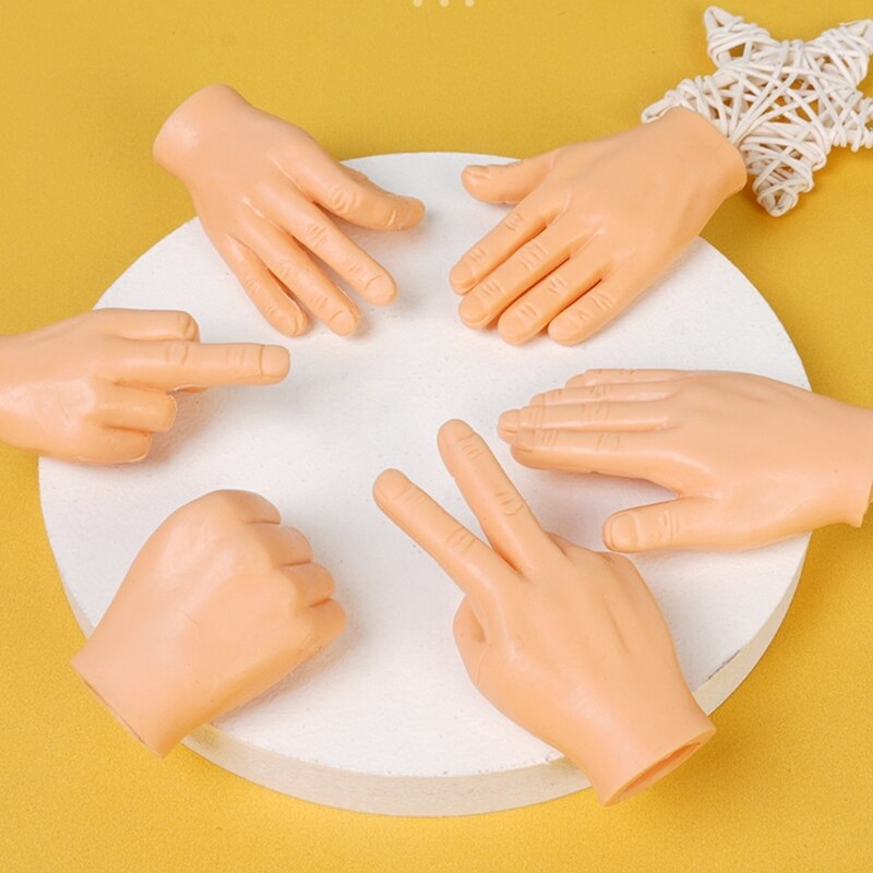 Mini Finger Funny Finger Puppet Small Hand Prank G... – Grandado