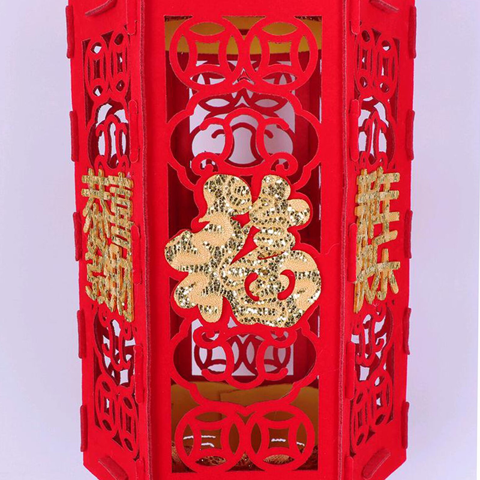 Feng Shui 2Pcs Chinese Year Red Lantern Palace Han... – Grandado