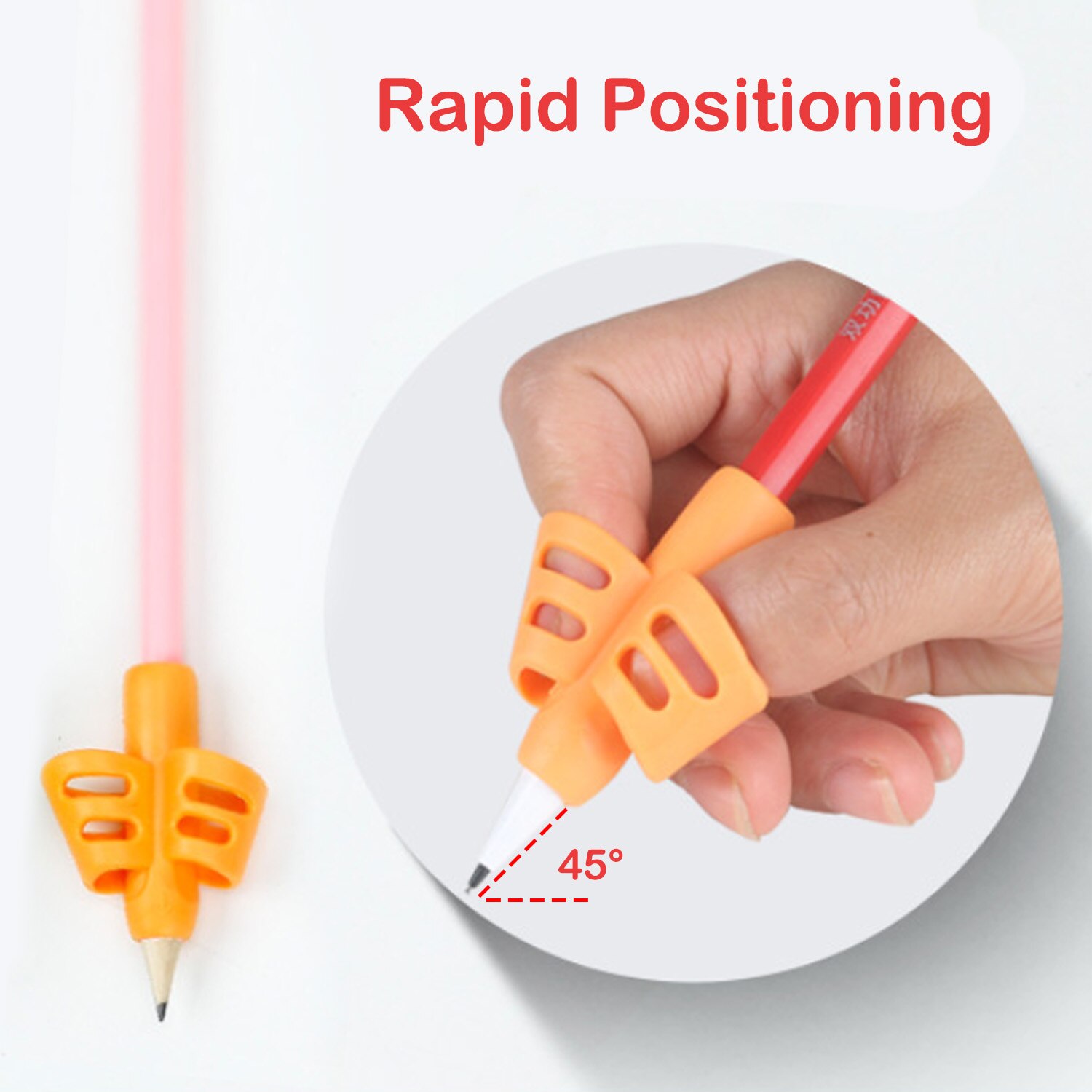 4PCS Assorted Colors Dual-Finger Handwriting Penci... – Grandado