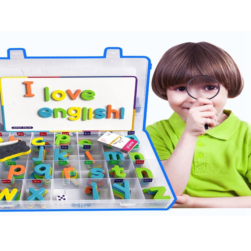 1 Set Kids netic English Letter Spelling Toys with... – Vicedeal