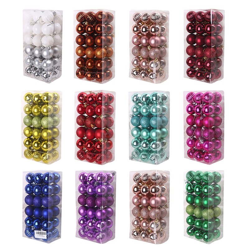 Kerst Bal Boom Decor Party Meerdere Kleuren Opknop... – Grandado