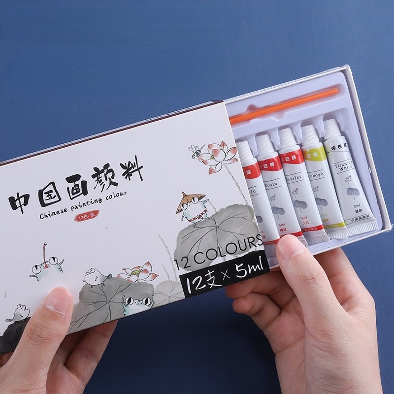 12/24 Color Chinese Painting Watercolor Paint Wate... – Vicedeal
