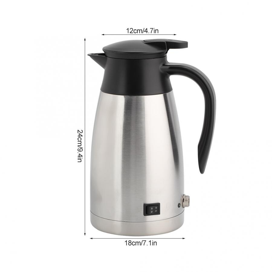 1000ml 12V 24V Electric Kettle Universal Car Kettl... – Vicedeal