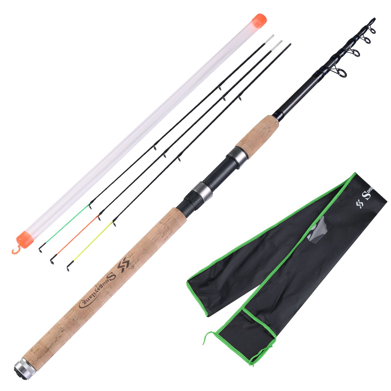 Sougayilang 3.0m 3.3m 3.6m Feeder Fishing Rod Tele... – Grandado