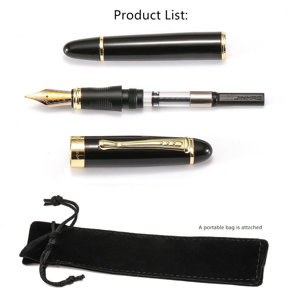 Jinaho 450 Luxe Vulpen Medium Nib Inkt Pennen Voor... – Vicedeal