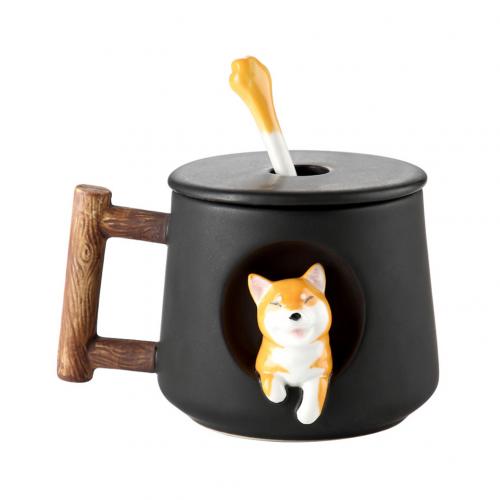 Leuke Cartoon Dier Hond Keramische Drinkwater Cup ... – Grandado