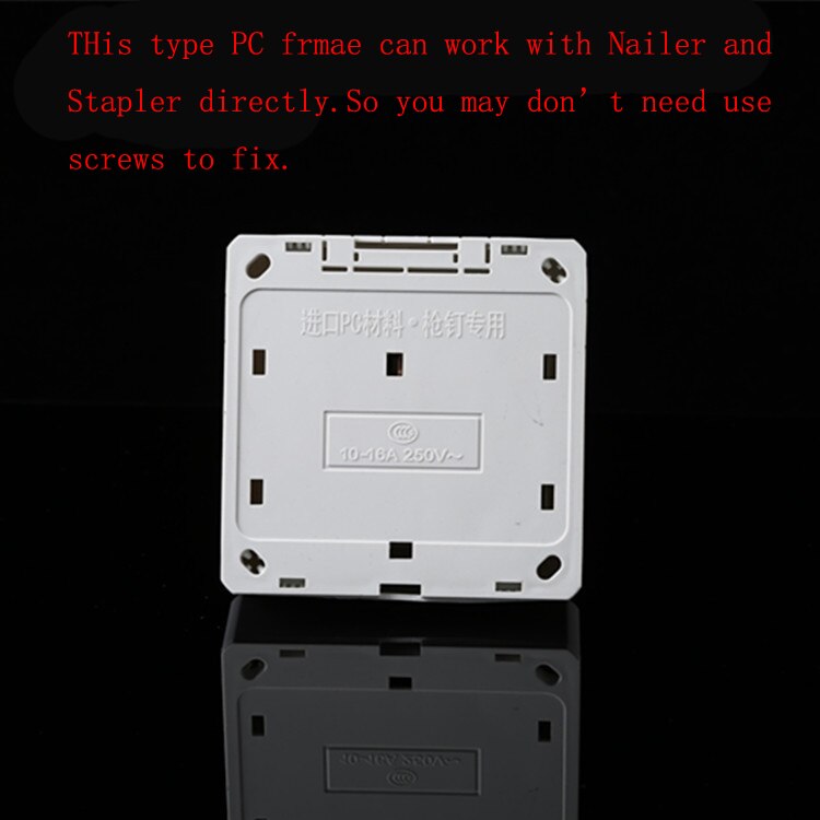 ,KM001EU-W White Surface Mounted 3 pins Wall Socke... – Grandado