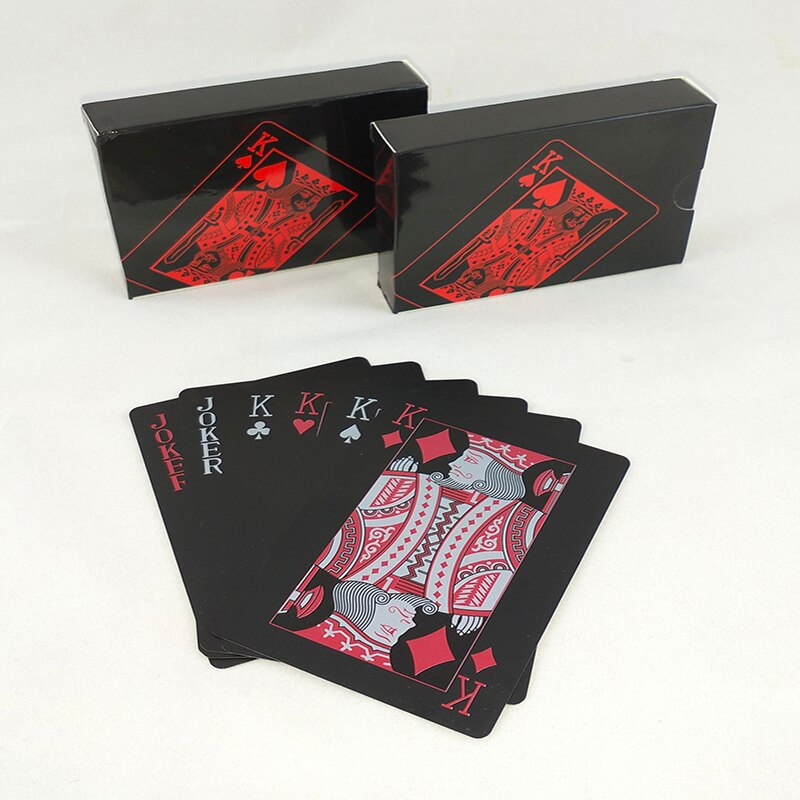 waterproof PVC plastic playing card set trend 54 p... – Grandado