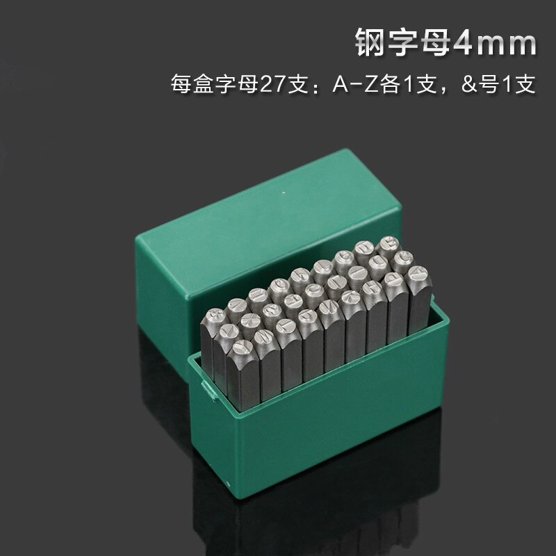 A-Z English Letter Steel Digital Punching Symbol S... – Grandado