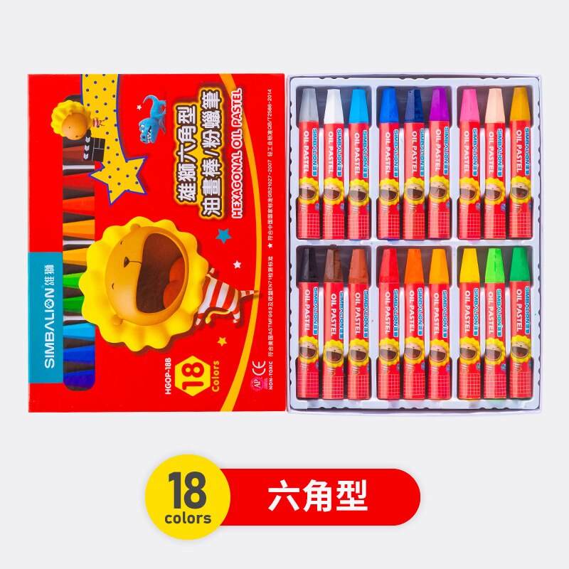 Children's Oil Pastels Crayon Painting Practice Gr... – Vicedeal