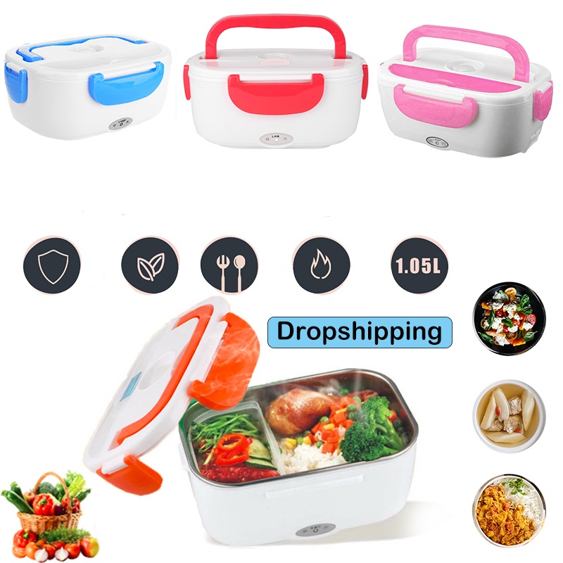 12V/110V Portable Electric Heating Lunch Box Bento... – Vicedeal