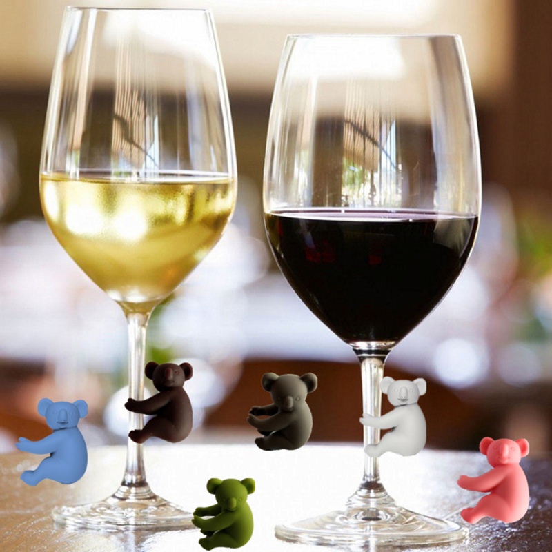 6pcs Silicone Koala Party Wine Glass Marker Identi... – Vicedeal