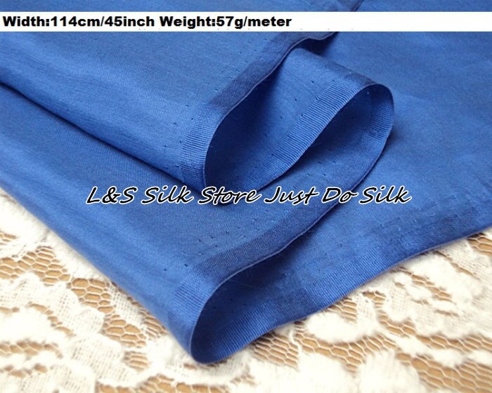 Freies /seide baumwolle stoff/royalblau farbe/fühl... – Vicedeal
