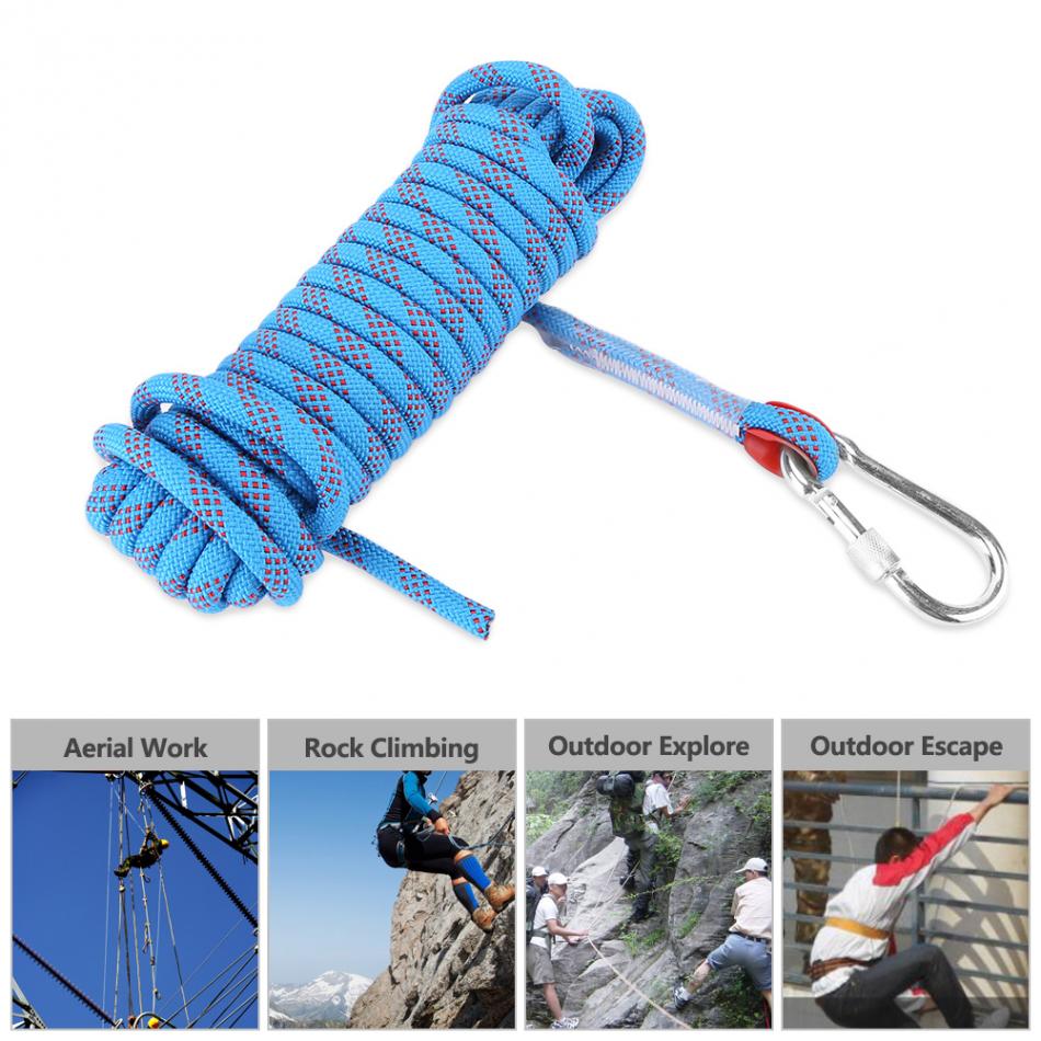 Paracord Climbing Rope 20M Outdoor Rock Lanyard Di... – Grandado