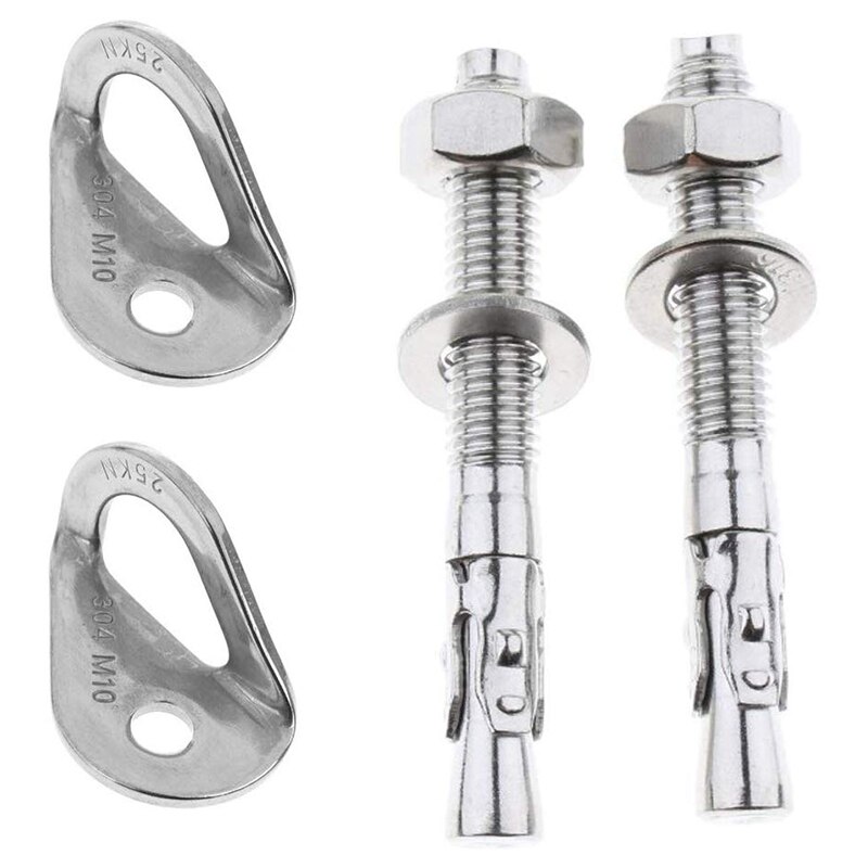 4 stuks 25kn 304 roestvrijstalen ankerhanger rotsk... – Grandado