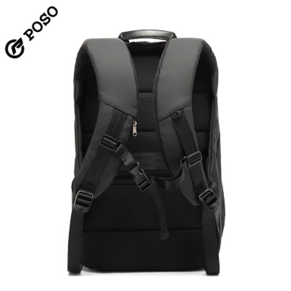POSO Backpack 17.3Inch USB Laptop Backpack Busines... – Grandado