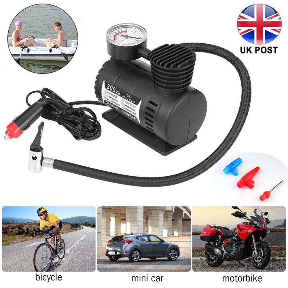 TiOODRE 12V 300PSI Auto Tragbare Mini Elektrische ... – Vicedeal