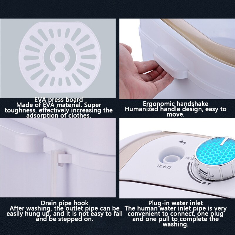 Washing Machine Semi-automatic Small Washing Machi... – Grandado