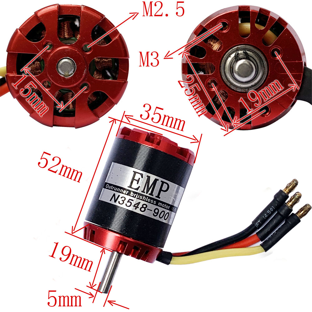 3548 KV900 Brushless Outrunner DC motor Brushless ... – Vicedeal