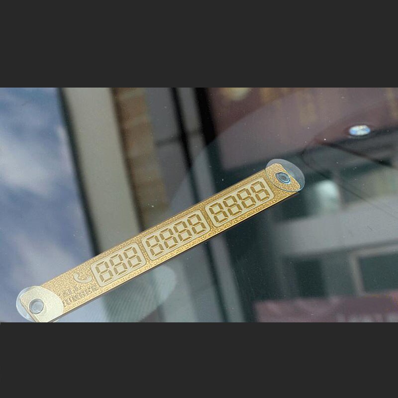 2pcs Temporary Parking Card Sticker Board Suction ... – Grandado