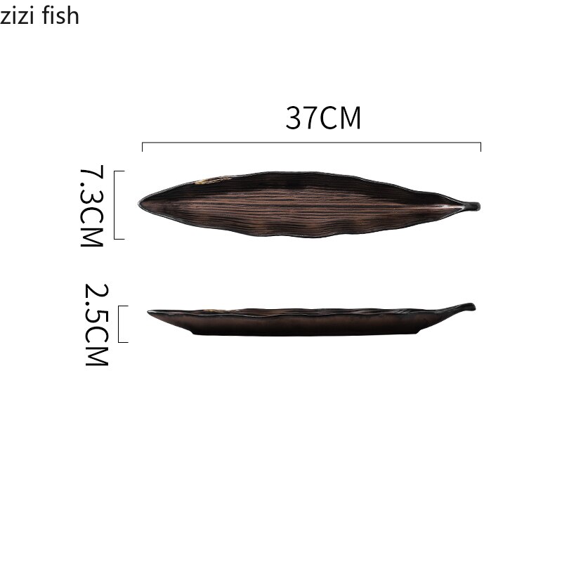 Ceramic Dinner Plates Sashimi Seafood Sushi Dish H... – Grandado