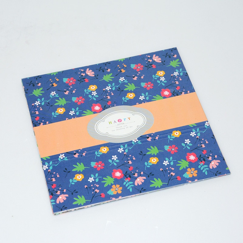 Papel de Origami Floral de 15x15 cm, papel de impr... – Grandado