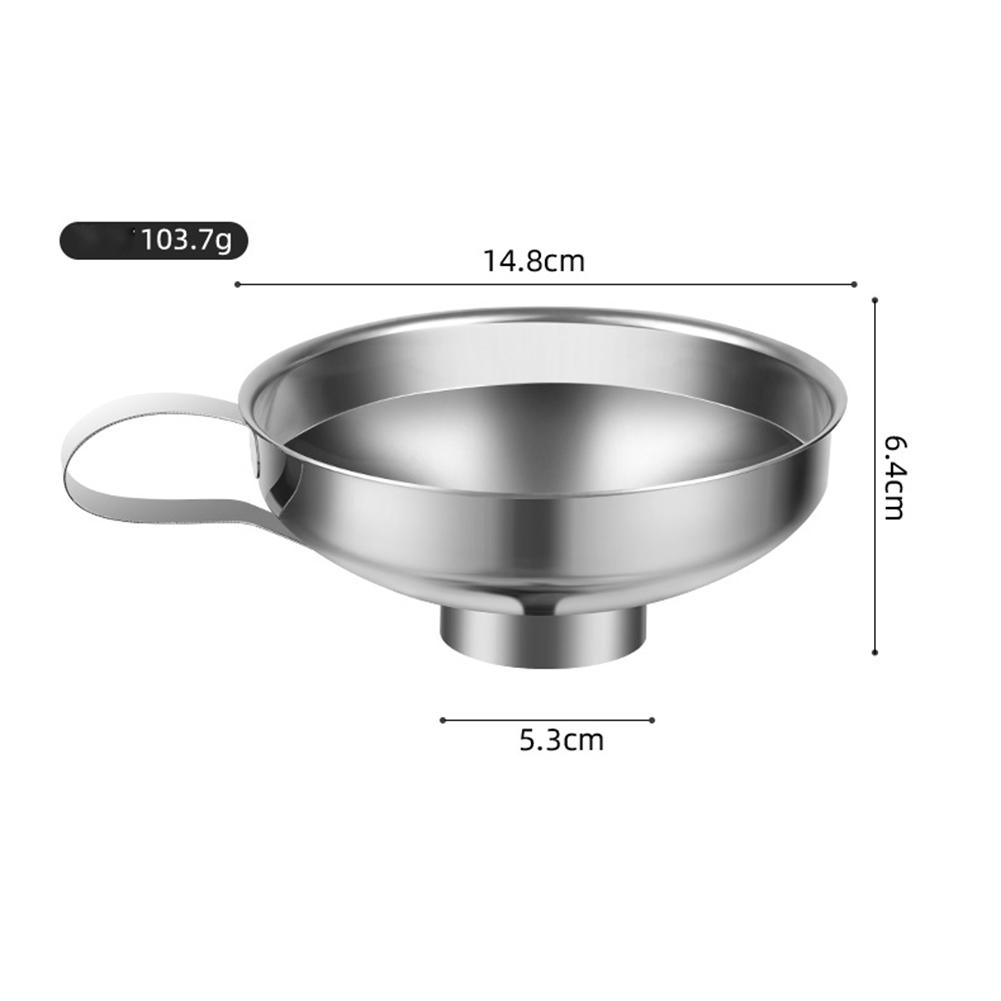 Stainless Steel Wide Mouth Funnel With Handle Dura... – Vicedeal