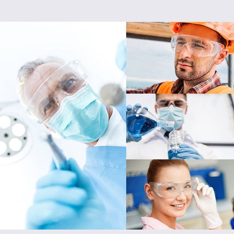 1/3/6Pcs Full Enclosed Goggles Protective Safety G... – Vicedeal