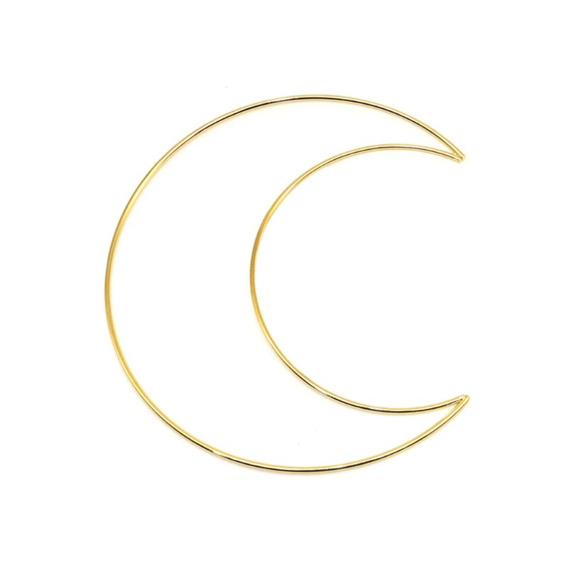 Moon Metal Craft Hoops Dream Catcher Rings for Dre... – Grandado