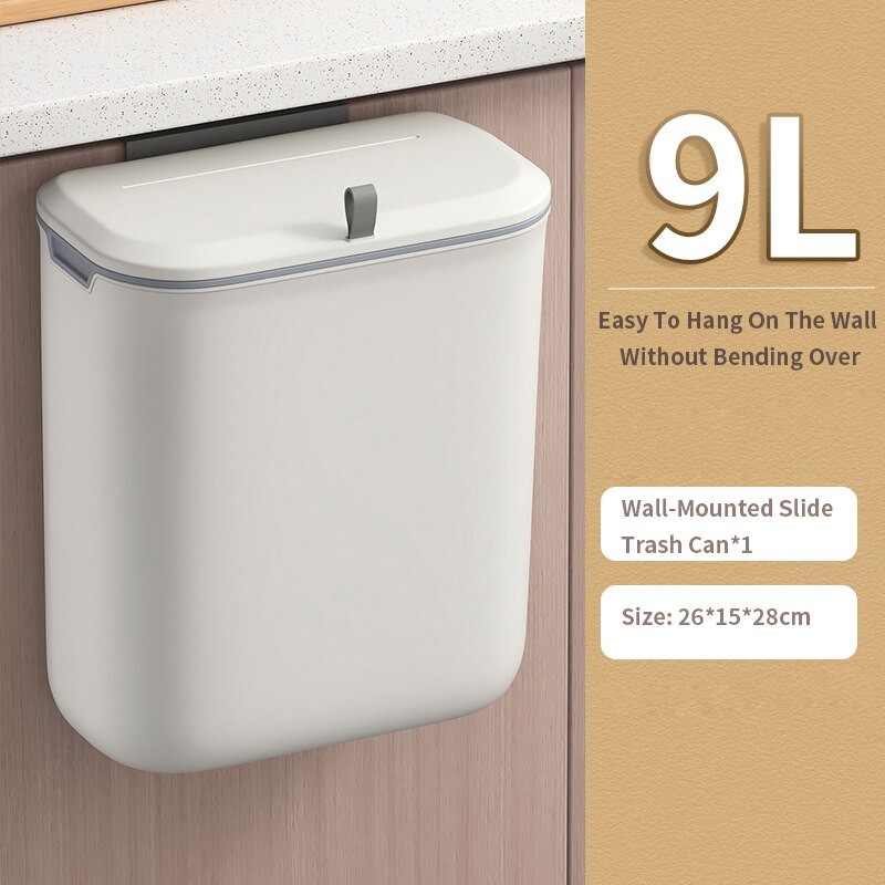 Joybos Keuken Prullenbak Wandmontage Huishouden Me... – Grandado