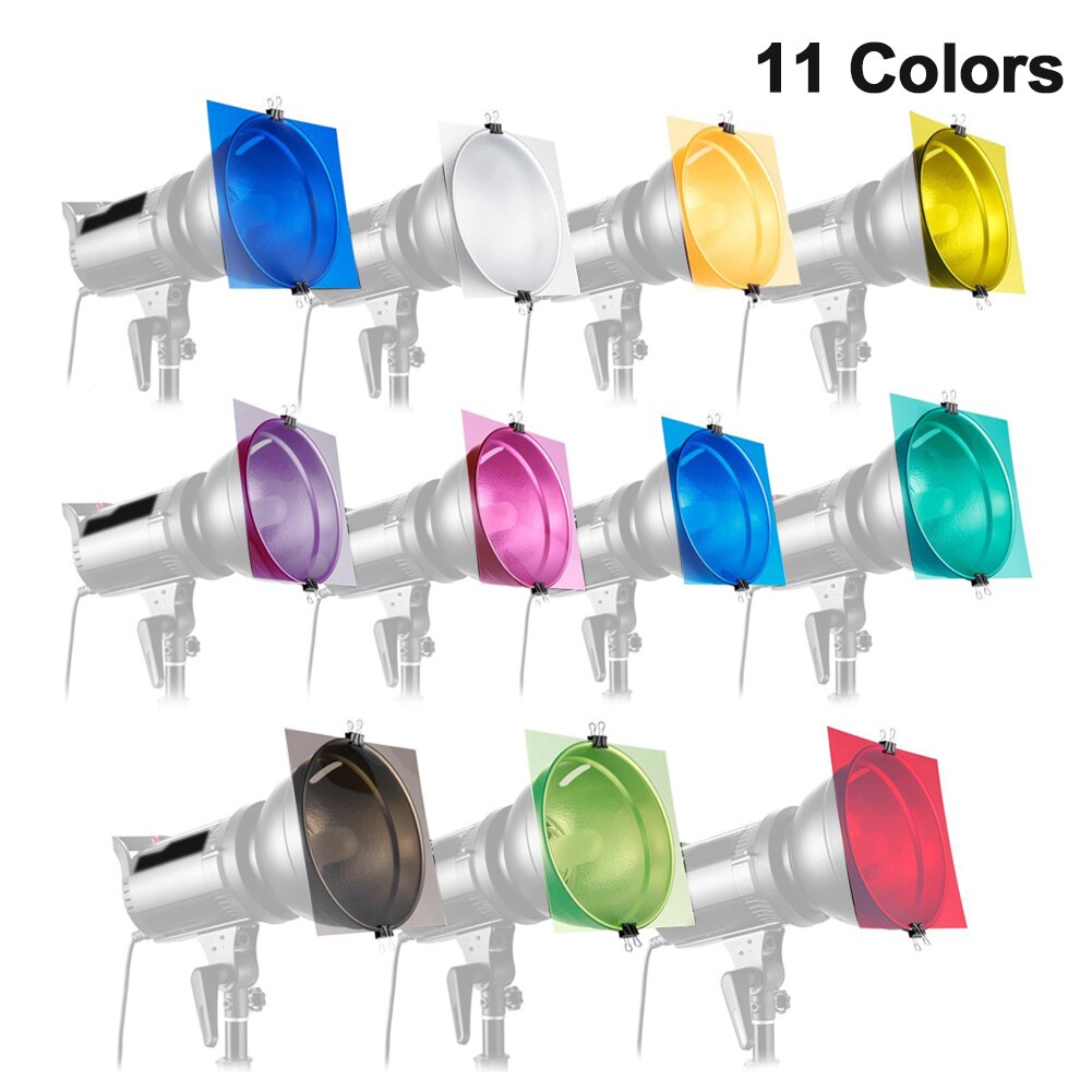 11colors Lighting Gel Filter Flash Light Color Cor... – Vicedeal