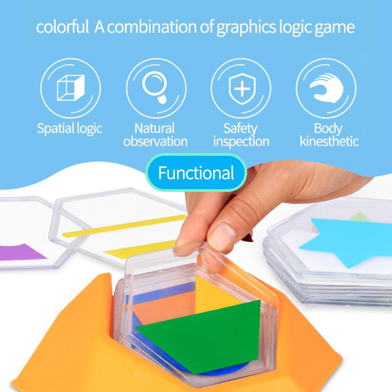 100 Challenge Color Code Puzzle Games Tangram Jigs... – Grandado