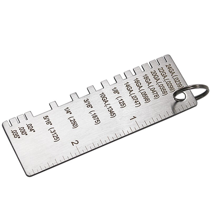 1 Pcs Metal Sheet Thickness Gauge Welding Gage Ins... – Vicedeal
