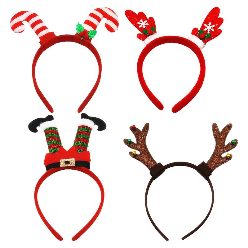 4 Stks/set Creatieve Kerst Hoofdband Broek Gewei S... – Grandado