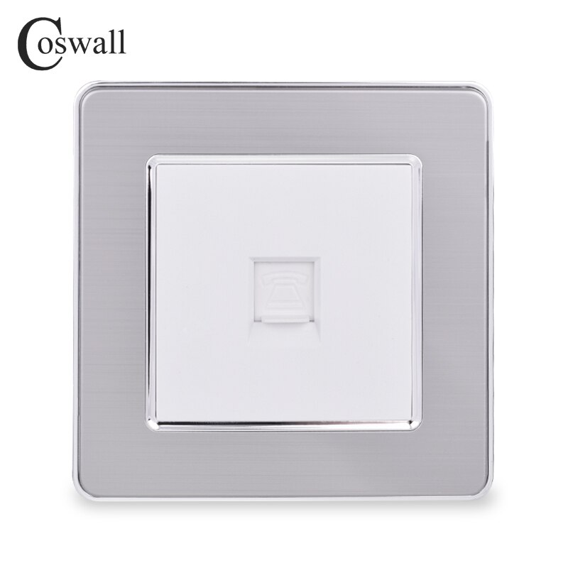 Coswall 1 Gang RJ11 2 Core Telefoon Connector Luxe... – Vicedeal