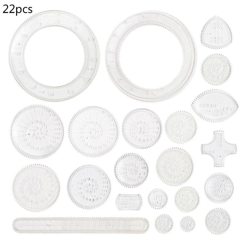 Spirograph Drawing Toys Set Interlocking Gears Whe... – Vicedeal