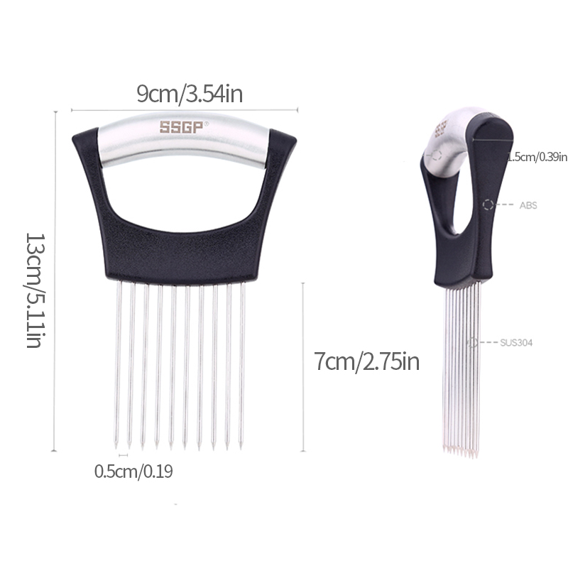 Cut Meat Vegetable Holder Stainless Steel Needle P... – Grandado