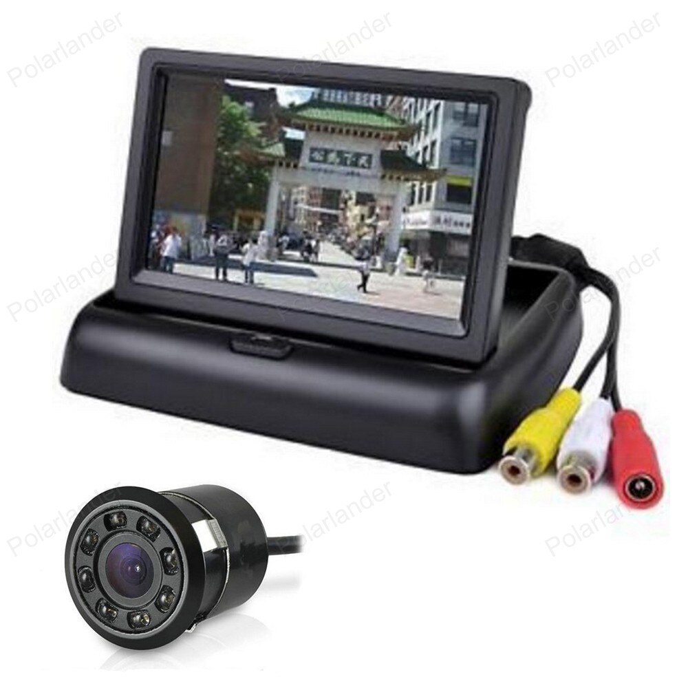 4.3" TFT Car Monitor With Rear View Camera color F... – Grandado