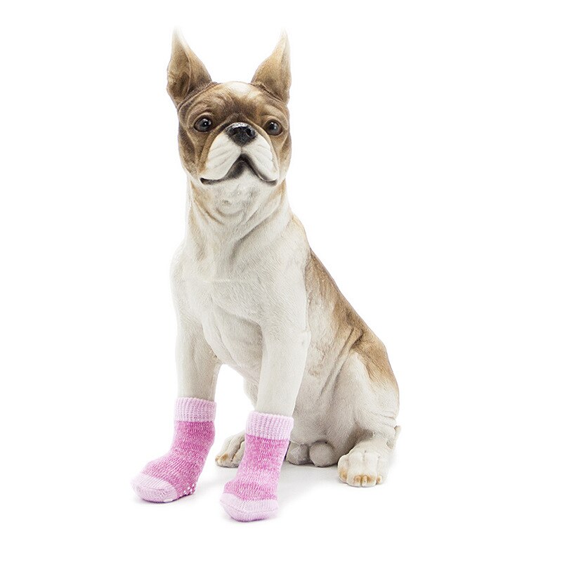 4pcs Pet Dog Puppy Cat Shoes Slippers Non-Slip Soc... – Grandado