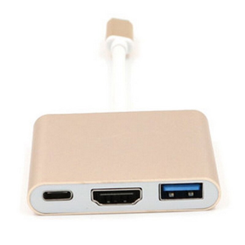 Usb 3.1 Type-C Hub Adapter 3 In 1 Adapter Hdmi Com... – Vicedeal