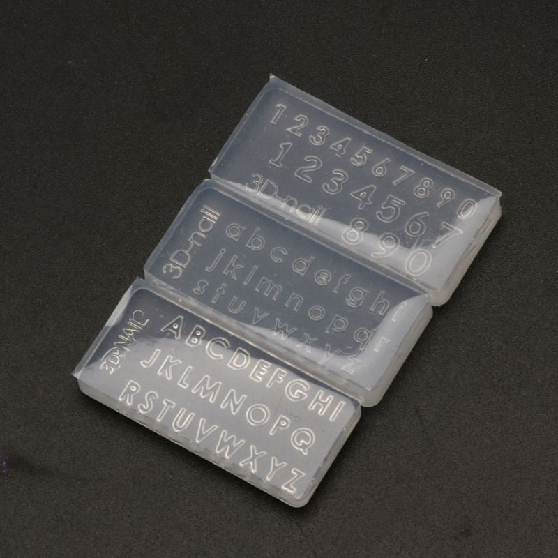 3Pcs Small Size Numbers Letters Mold Kit Alphabet ... – Vicedeal