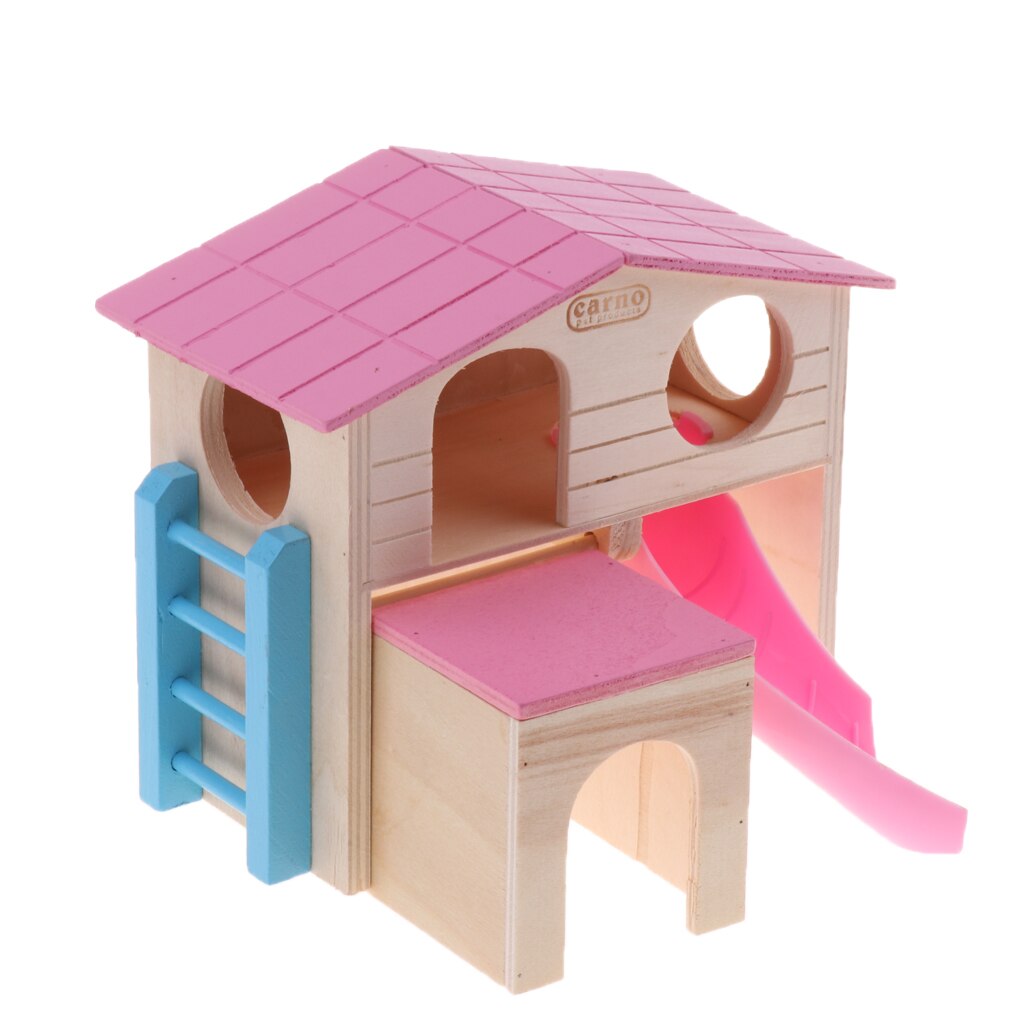 Blesiya Hamster Toy NEST /HOUSE Wooden Hut Small A... – Grandado