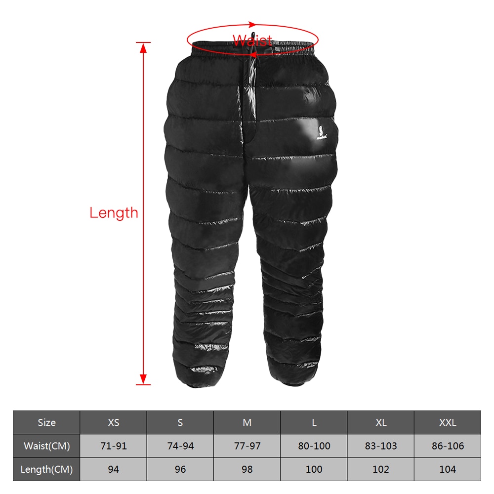 Wit Ganzendons Broek Thermische Waterdichte Down B... – Vicedeal