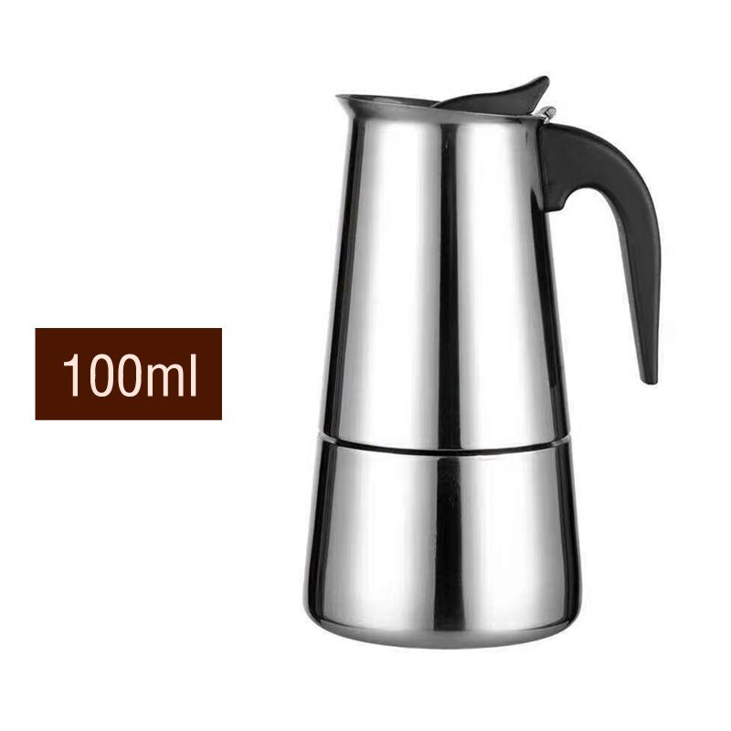 Espresso Maker 2/4/6 Cups Stainless Steel Mocha Po... – Grandado