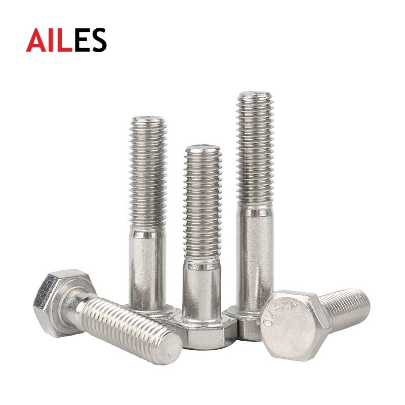 M6 External Hexagon Head Screws with Half Thread 6... – Vicedeal