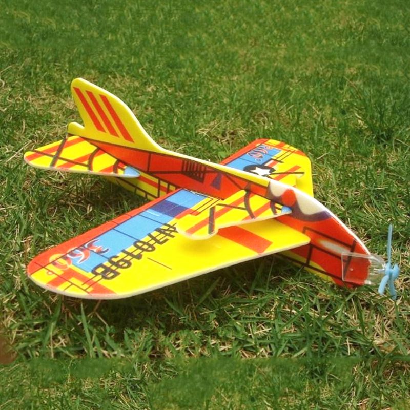 24 Pcs Manual Foam Flying Glider Airplane Fun Kids... – Grandado